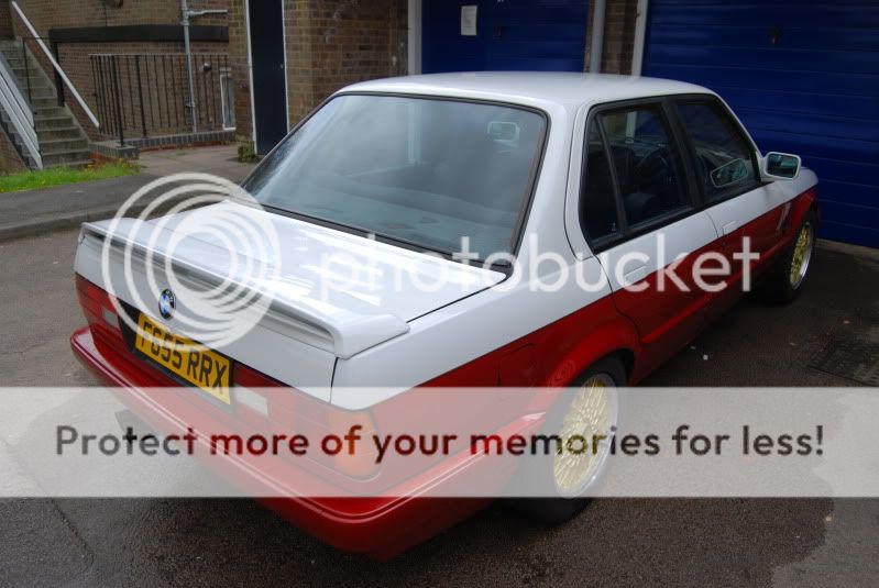 88 BMW 325i in Candy apple red & alpine white | Driftworks Forum