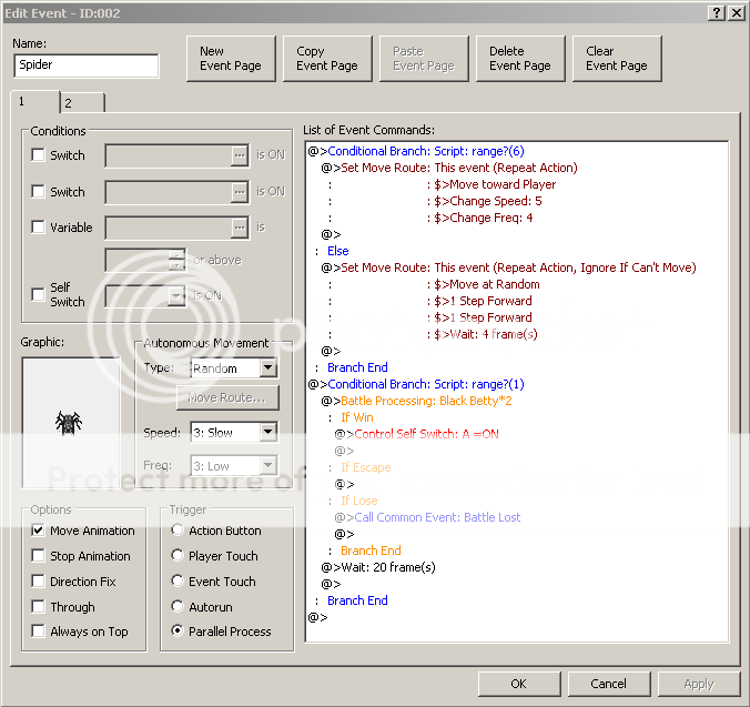Move Route AI - RPG Maker XP Forum - Neoseeker Forums