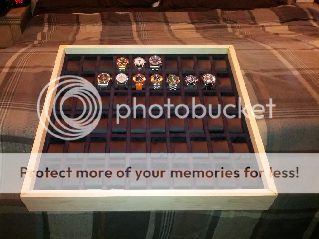 Wall mount watch display case build | WatchUSeek Watch Forums