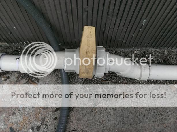 PVC irrigation line break